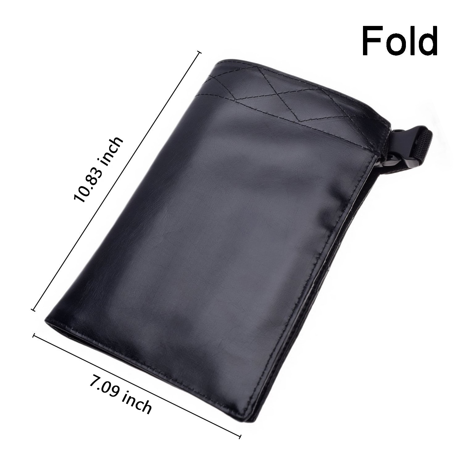 COMICFS Makeup Brush Bag A1 Professional Cosmetic Holder 28 Pockets Organizer Apron with Artist Belt Strap/Belt Light Weight