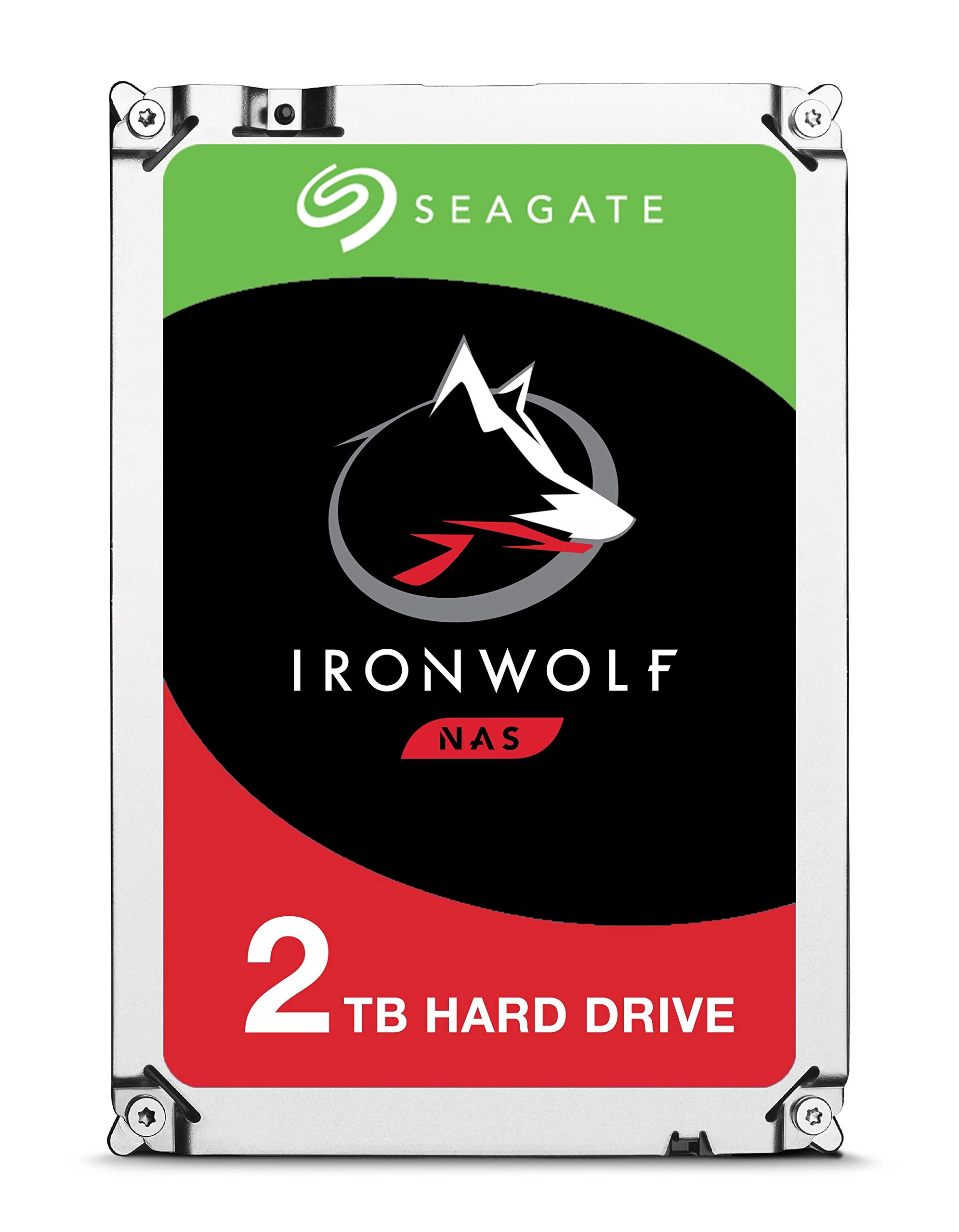 Seagate IronWolf 2TB NAS Internal Hard Drive HDD – 3.5 Inch SATA 6Gb/s 5900 RPM 64MB Cache for RAID Network Attached Storage (ST2000VN004)