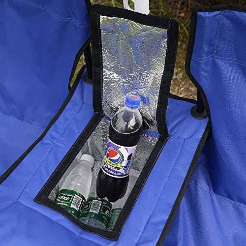 Foldable Beach Camping Chair with Canopy Shade Outdoor Folding Picnic Chair