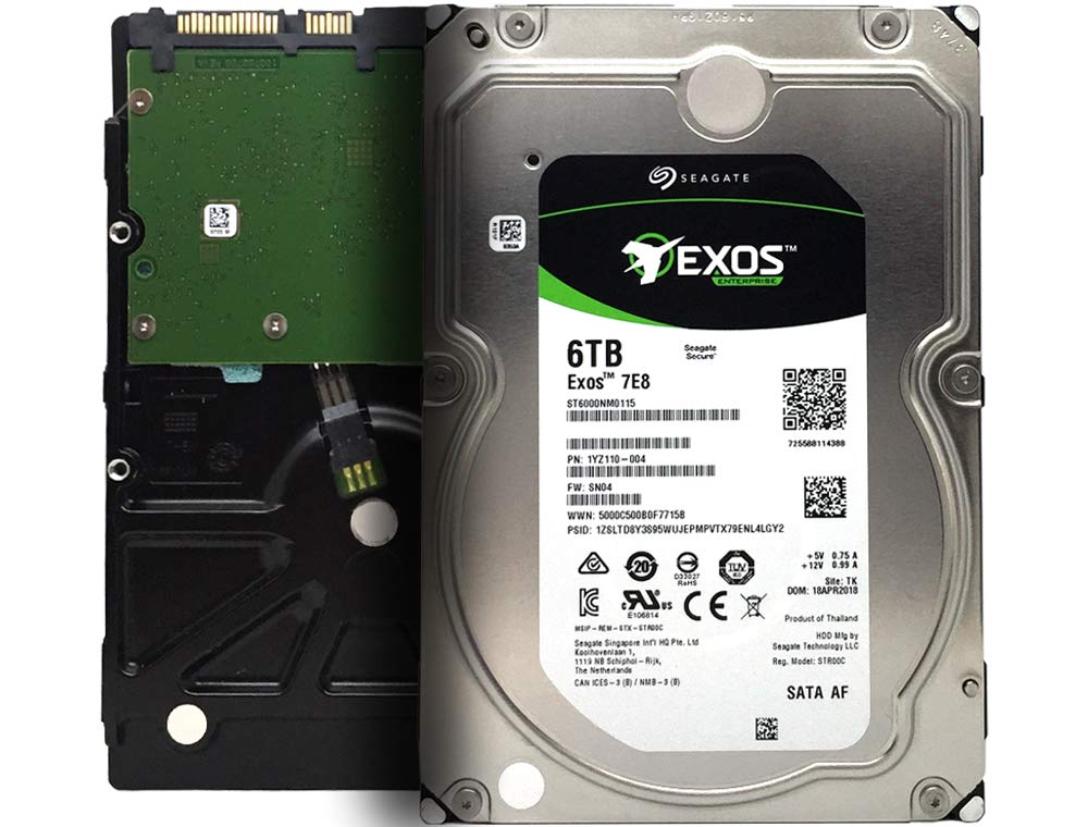 Seagate ST6000NM0115 3.5"-Inch HDD 6TB 7200 RPM 512e SATA 6Gb/s 256MB Cache Internal Hard Drive