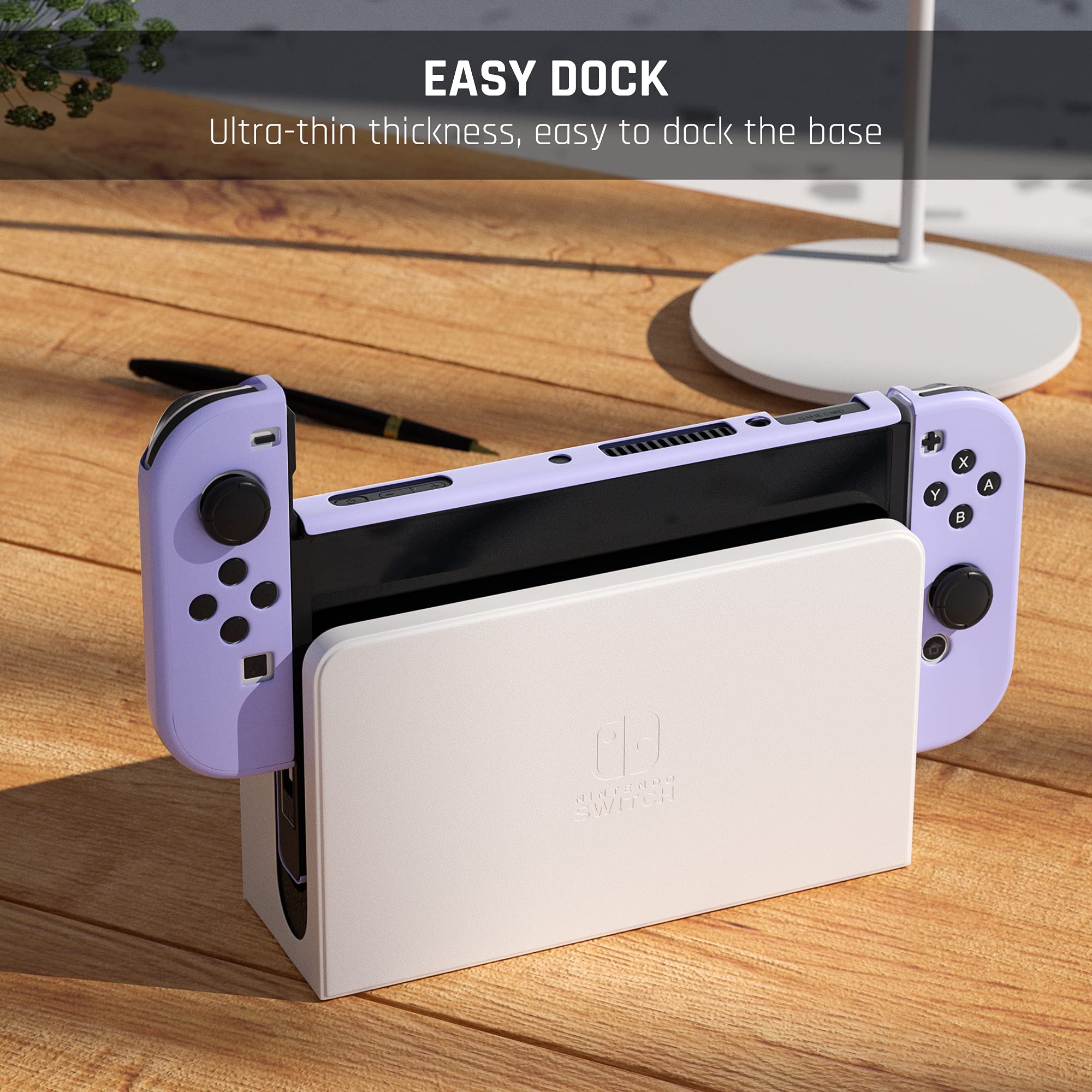 FANPL Color Flip Case for Nintendo Switch OLED (Pink)