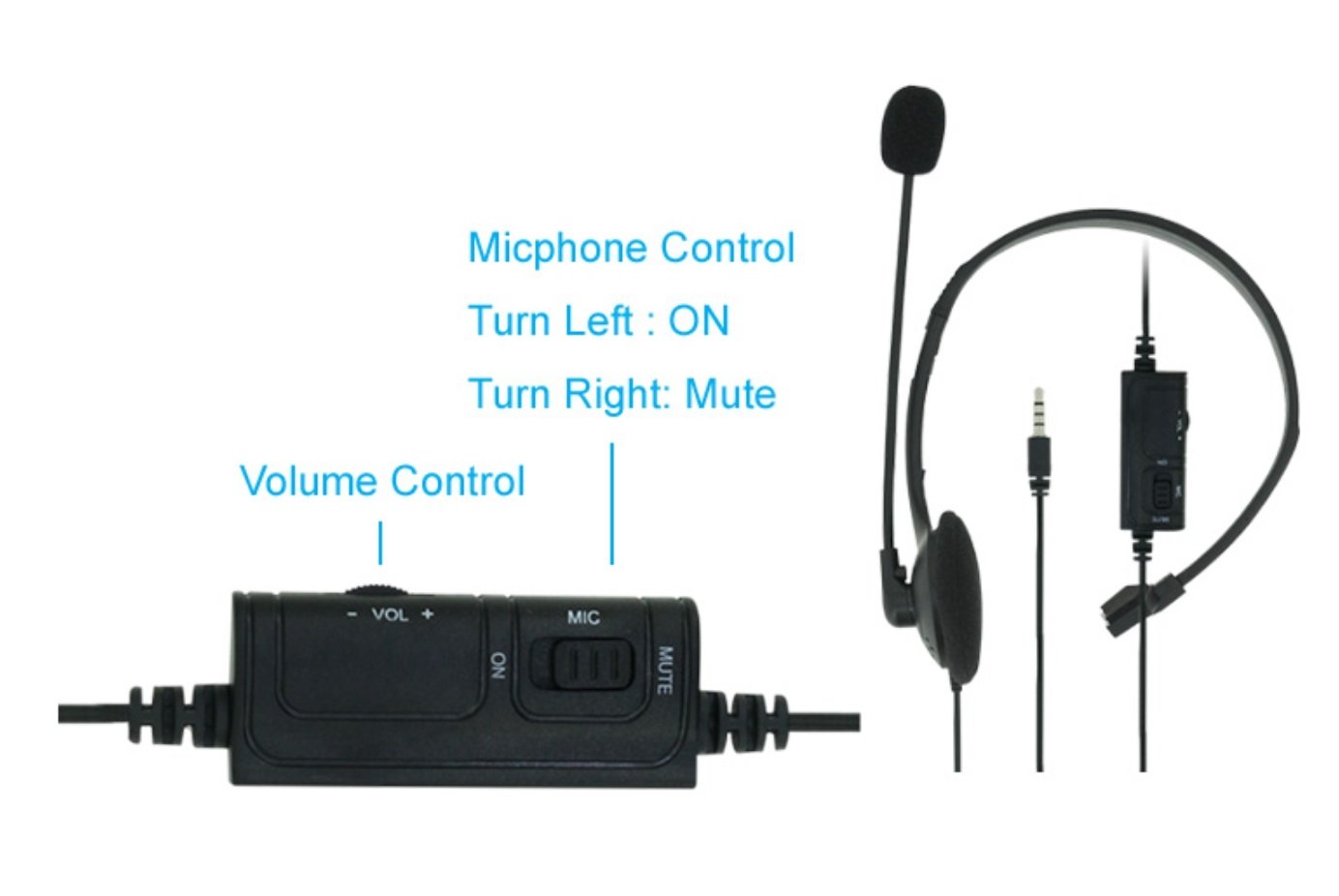 Dobe PS4 Headset with Microphone&Volume Control for Playstation 4 PS4 Headphones