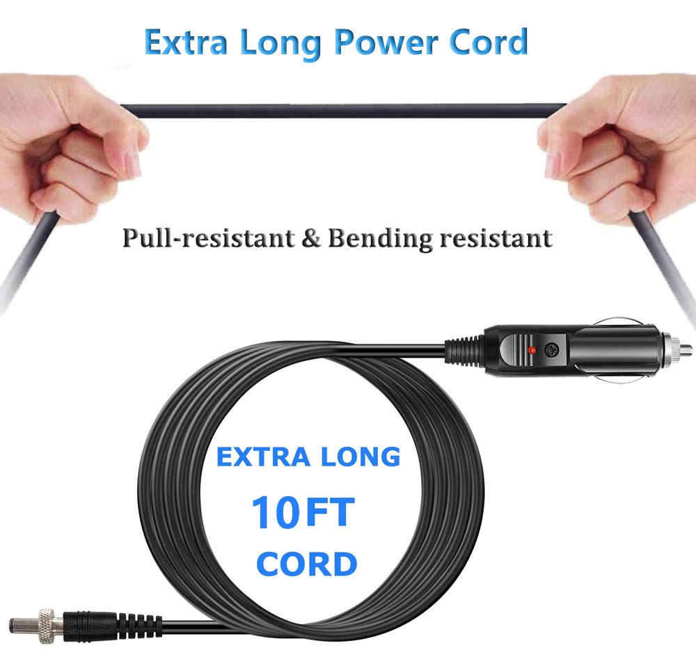 VHBW Car Adapter 12V Replacement for All Nexstar Telescopes CGEM, CGEM II, CGEM DX, CPC, CPC Deluxe HD, Advanced VX Series Replacement NexStar Telescope Car Cigarette Plug Charger Adapter