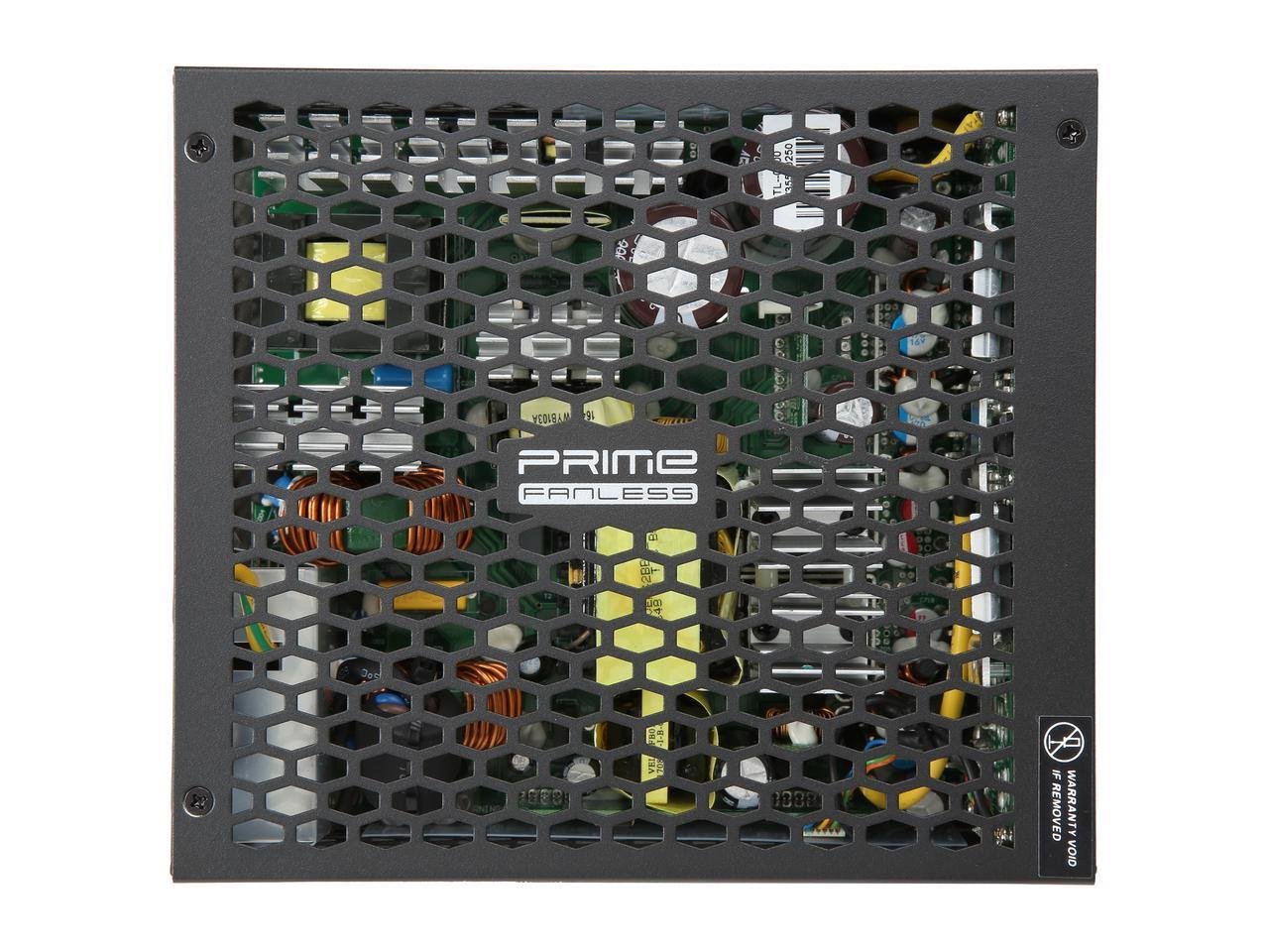 Seasonic PRIME 600 Titanium SSR-600TL 600W 80+ Titanium ATX12V & EPS12V Fanless Super Quiet 12 Year Warranty Power Supply