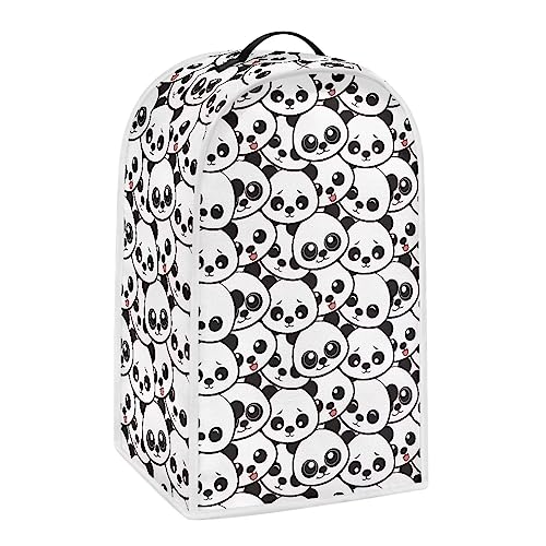 chaqlin Blender Covers, Small Appliance Covers, Kitchen Decorative, Machine Washable Food Processor Dust Cover, Cute Panda Print