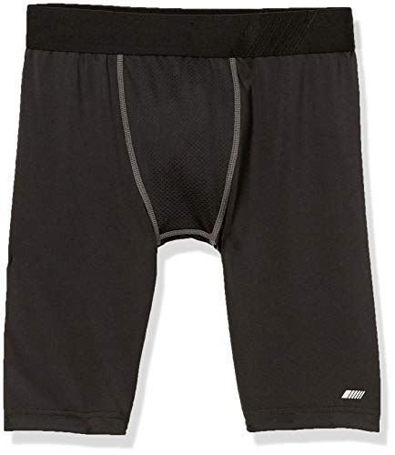 Amazon Essentials Men's Control Tech 9" Short, Black, Medium