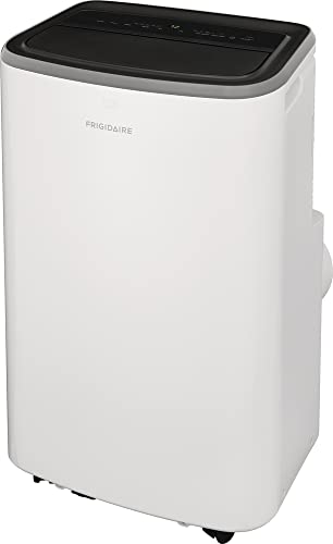 Frigidaire FHPH142AC1 Portable Room Air Conditioner, 14K BTU (ASHRAE) / 10K BTU (DOE) with Multi-Speed Fan/Dehumidifier Mode/Supplemental Heat/Window Kit/Built-in Air Ionizer/Washable Filter,in White