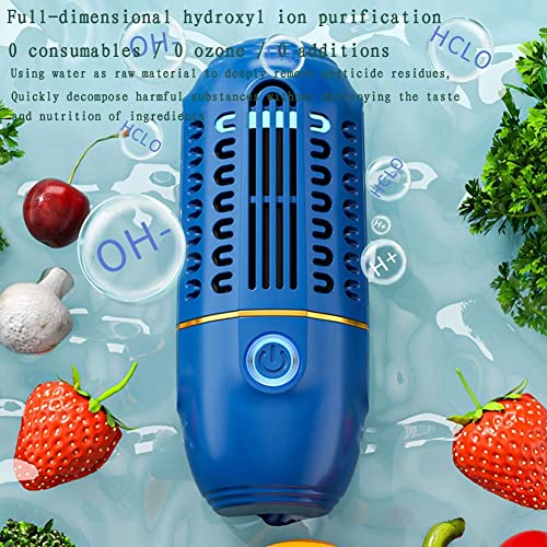 Capsule Fruit And Vegetable Purifier 4400mah Wireless Induction Charging, Used To Purify Fruits And Vegetables, Seafood, Meat, Cereals, Etc,smart Home Products