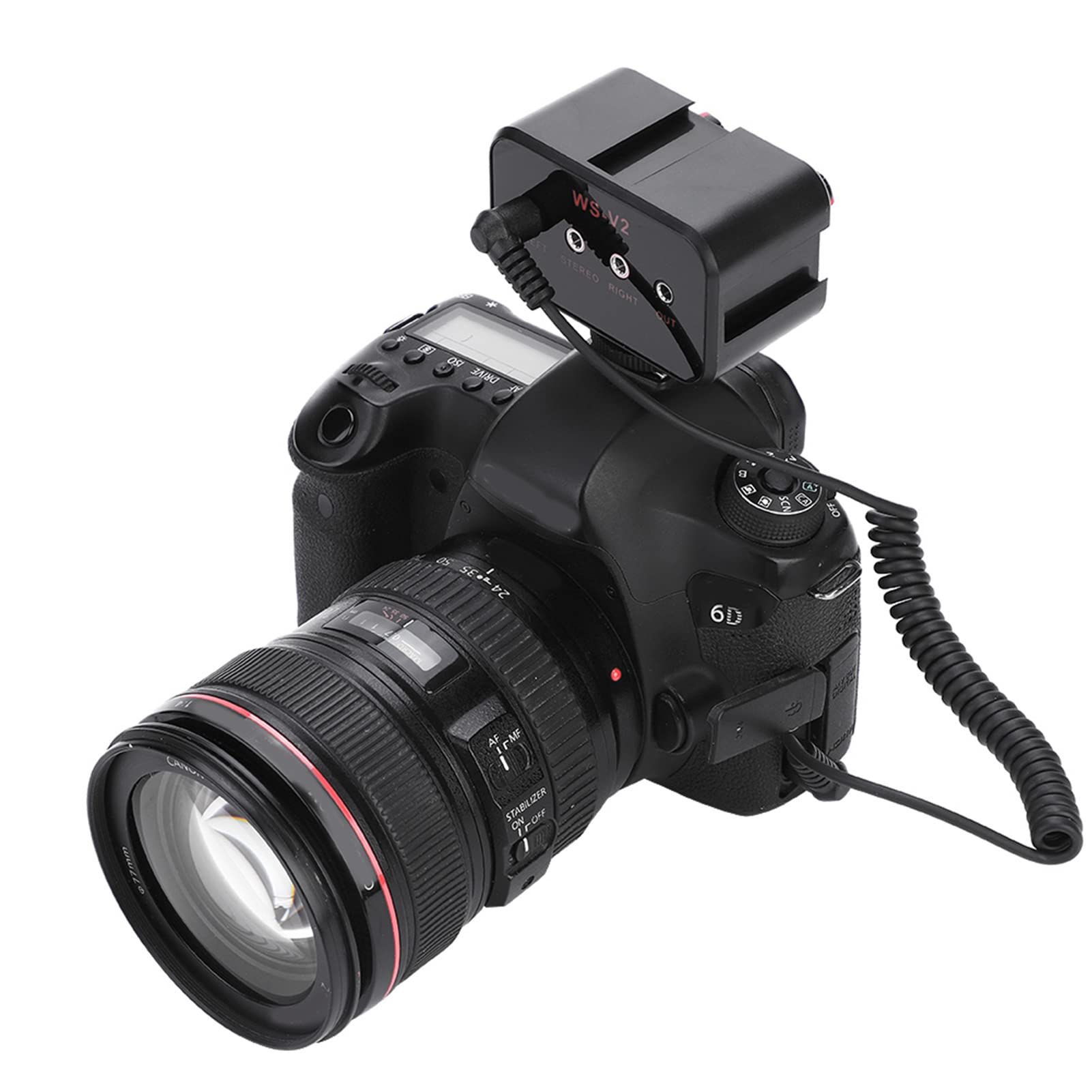 Camera Mixer Dslr Mixer o Camera Mixer o Camera Mixer WSV2 2 Channel Universal Microphone o Adapter Mixer with 3.5mm Inputs for DSLR Cameras