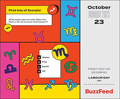 BuzzFeed 2023 Day-to-Day Calendar: Quizzes & Trivia