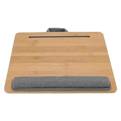 Adjustable Laptop Table - Lap Tray with Cushion | Multifunctional Bed Desk for Reading Writing Playing | Portable Lap Table