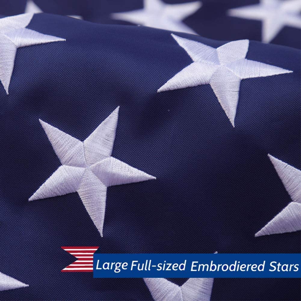 American Flag 3x5 FT Outdoor - American Flag Heavy Duty 3x5,All Weather Sewn Stripes Embroidered Stars…