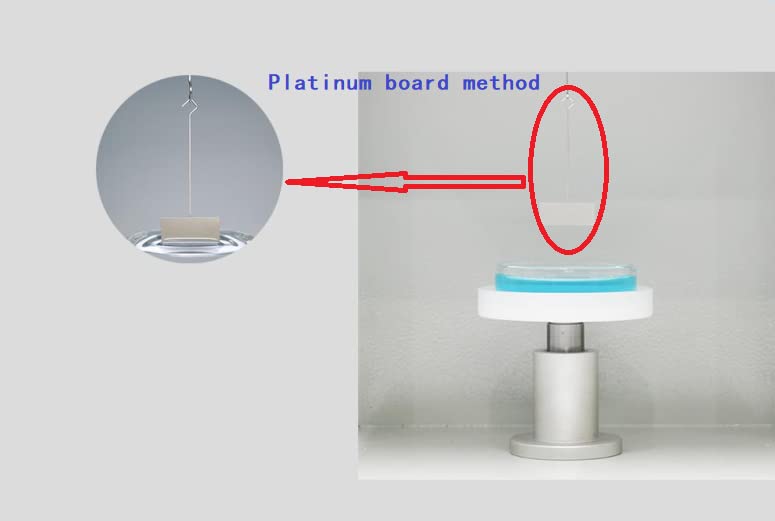 Automatic Liquid Surface Tensiometer Platinum Board Interfacial Tension Meter 500mN/m BZY-200