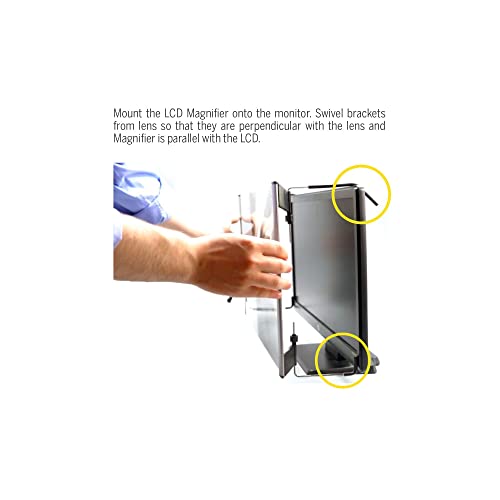 Kantek MAXVIEW LCD Monitor Magnifier for 15-Inch Monitors (Measured Diagonally) (MAG15L)