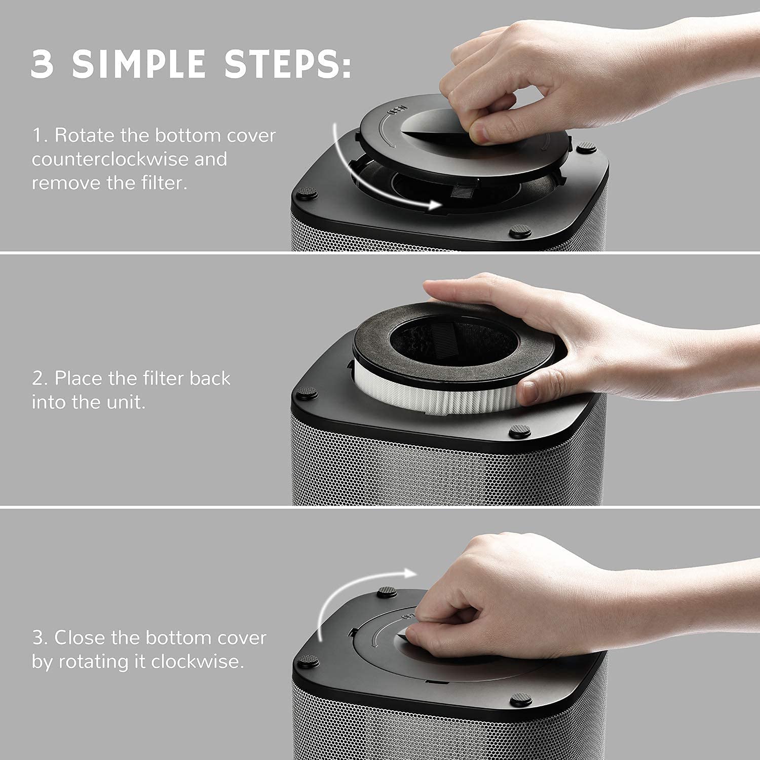 Airthereal Bundle | ADH50B Air Purifier and 1-pack Spare Replacement Filter, Day Dawning