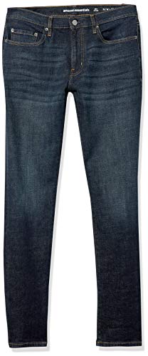 Amazon Essentials Men's Slim-Fit Jeans, Dark Indigo, 36W x 28L