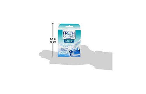 Fresh Guard Soak Specially Formulated for Retainers Mouthguards and Removable Braces, 24 Count (Pack of 12)
