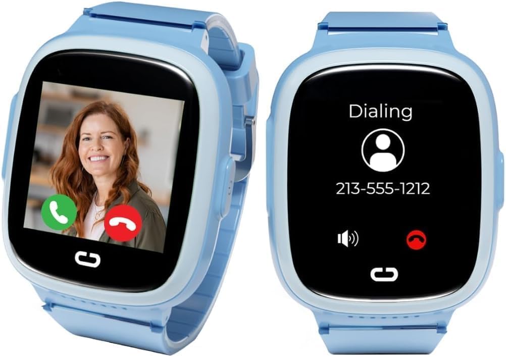 New 4G Edition - Kids Smart Watch (Blue) for Boys Girls (Age 3 Years +) - Touch-Screen Smartwatch with SIM Card – Remote Monitoring/Video Call/GPS Tracker - Ready Out of The Box