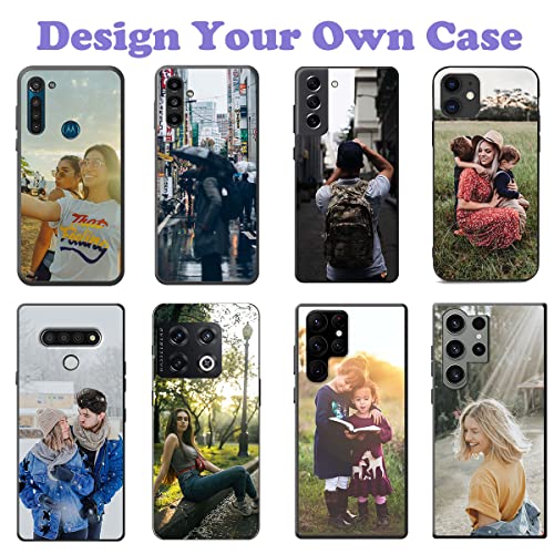 GSDMFUNNY Custom Personalized Photo Text Phone Cases for LG V60 ThinQ 5G Customize Picture Protective Phone Cases Compatible with LG V60 ThinQ 5G Soft TPU Black Case Gifts