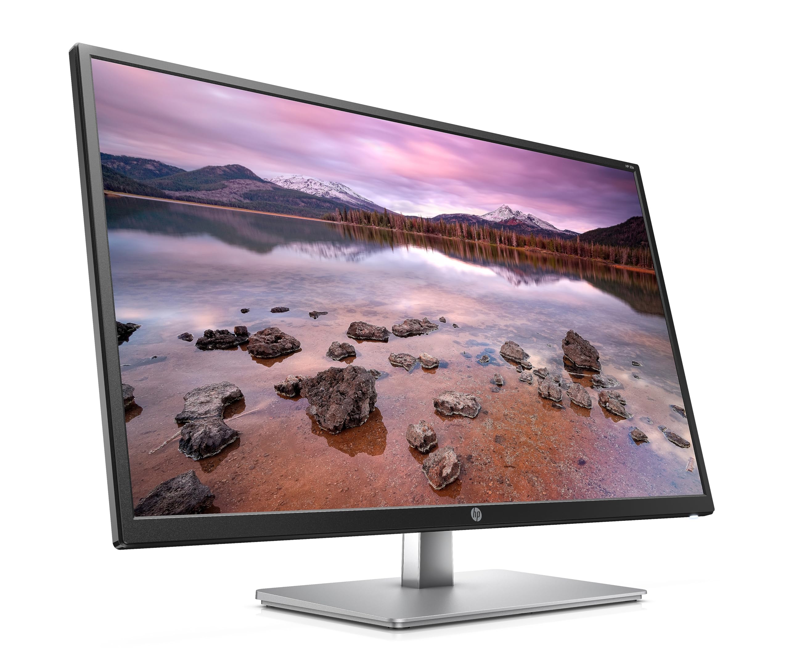 HP FHD IPS Monitor with Tilt Adjustment and Anti-Glare Panel- 32-Inch, Black/Silver