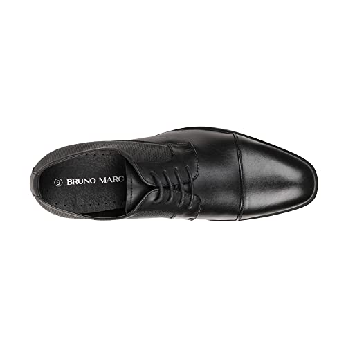 Bruno Marc Men's Oxford Dress Shoes, Black/SBOX222M, Size 11
