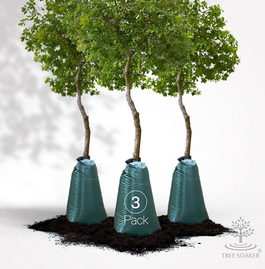 Tree Soaker Tree Watering Bag | 20 Gallon Slow Release Drip Tree Irrigation System | Watering Bag for Trees | 3 Pack