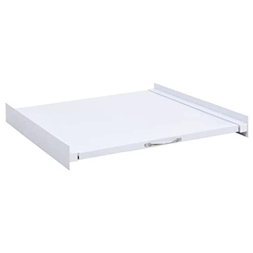 Aisifx Double Washing and Drying Machine Pedestal with Drawers White(White 8.1g)