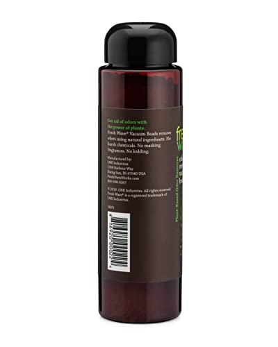 Fresh Wave Vacuum Odor Eliminating & Deodorizer Beads, 5.25 oz. | Safer Odor Relief | Natural Plant-Based Odor Eliminator | Odor Absorbers for Home | Keeps Vacuum Fresh Between Uses