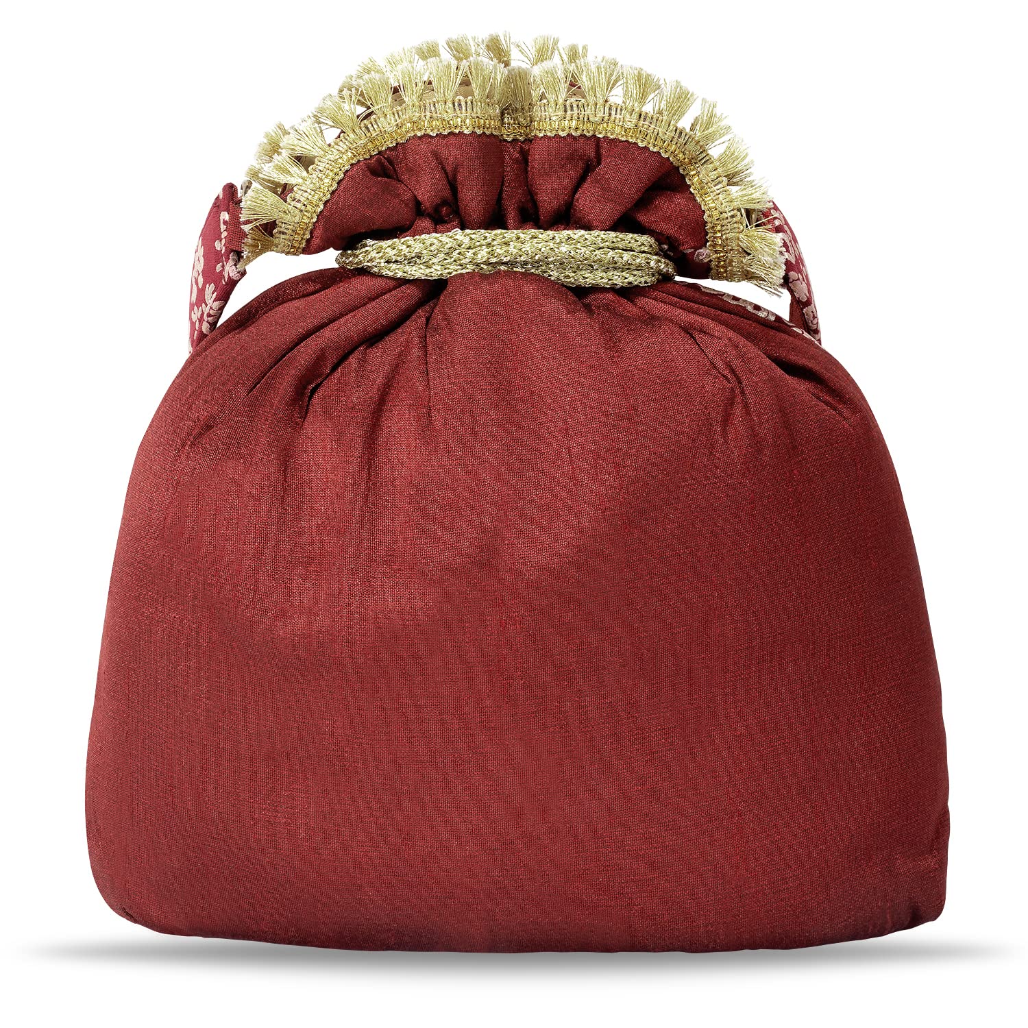 Aheli Indian Potli Bags Gift for Women Evening Bag Clutch Ethnic Bride Purse with Drawstring
