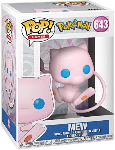 Funko Pop! Games: Pokemon - Mew Vinyl Figure (Bundled with Pop Box Protector Case)