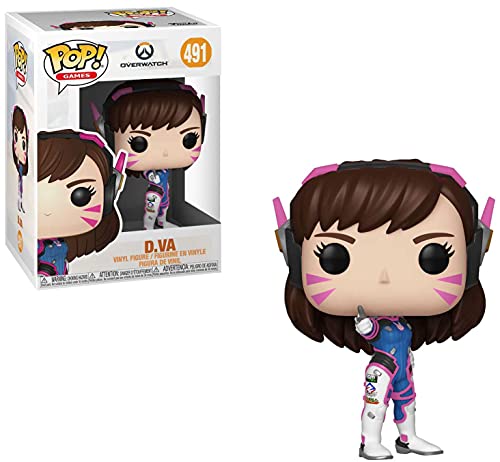Funko POP! Games: Overwatch-D.Va Collectible Figure - Collectible Vinyl Figure - Gift Idea - Official Merchandise - for Kids & Adults - Video Games Fans - Model Figure for Collectors and Display