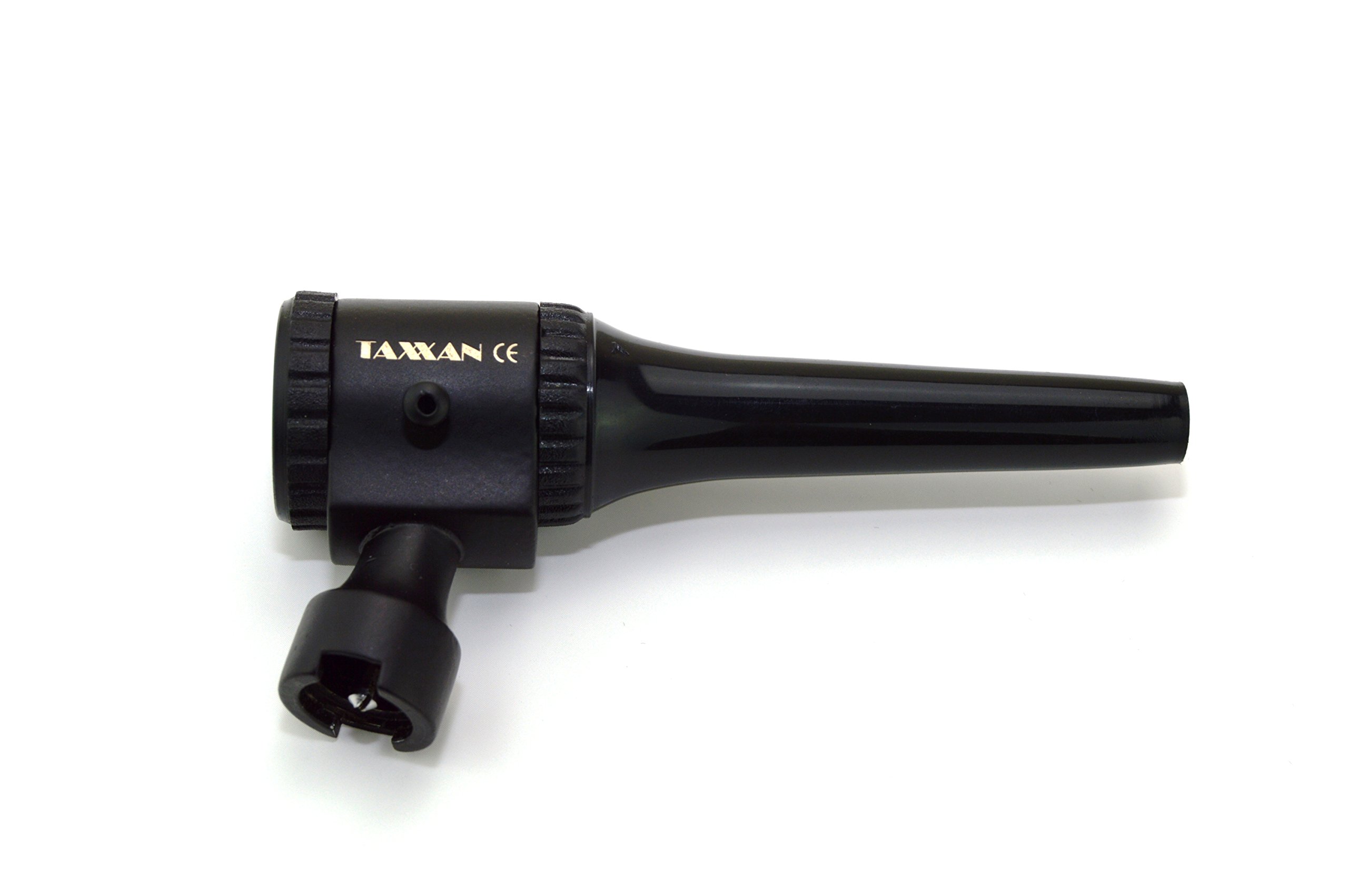 TAXXAN Veterinary Black Otoscope ENT Diagnostic Set with Metal Adapter to USE Standard Disposable Speculum …