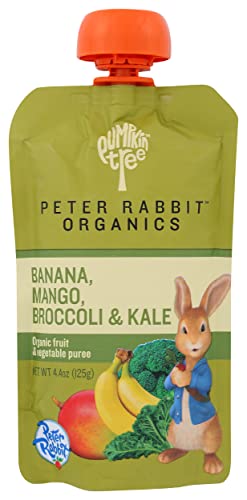 Peter Rabbit Organics Baby Kale Broccoli Mango, 4.40 oz- Packaging may vary