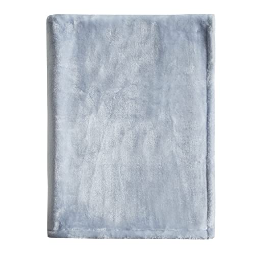 Mon Lapin Baby Blanket Super Plush Receiving Blanket for Boy or Girl - Newborn, Infant, and Toddler - Swaddling Cuddling Blanket in Bassinet, Crib, Stroller - 30 x 40 Inches (Powder)