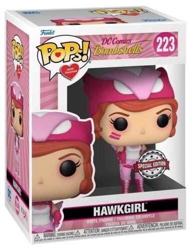 Funko Pop! Hawkgirl (Bombshells) (Breast Cancer Awareness)