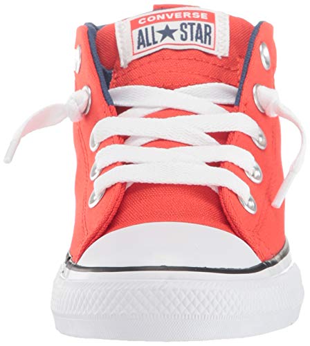 Converse Baby-Boy's Chuck Taylor All Star Street Moon Seasons Sneaker, Habanero Red/Navy/White, 3 M US Infant