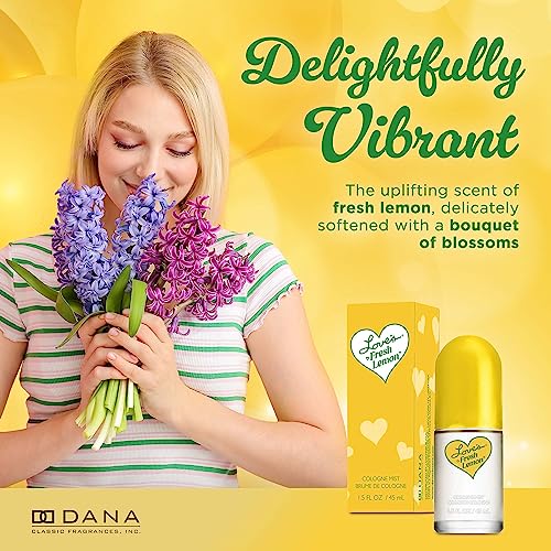 Dana Love's Fresh Lemon Cologne Mist 1.5 Fl. Oz.