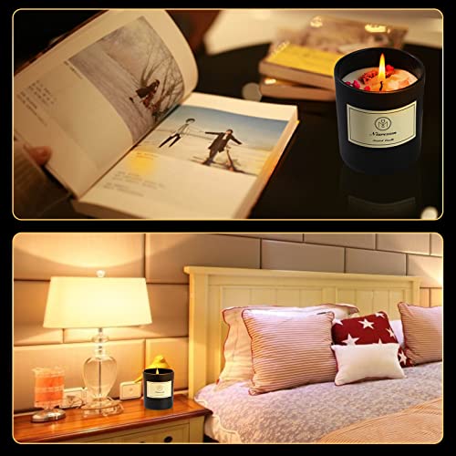 Candles for Home Scented,Highly Scented Candles14% Essential Oil,Natural Soy Wax Candle Stress Relief and Relax for Home & Bedroom ,Candles Gift for Women ,Summer Gardenia Scented Candles