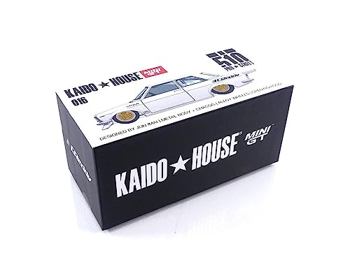 Datsun 510 Pro Street Pearl White (Designed by Jun Imai) Kaido House Special 1/64 Diecast Model Car by True Scale Miniatures KHMG016