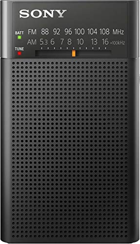 Sony ICFP26 Portable AM/FM Radio (Black) Bundles (Battery Bundle)