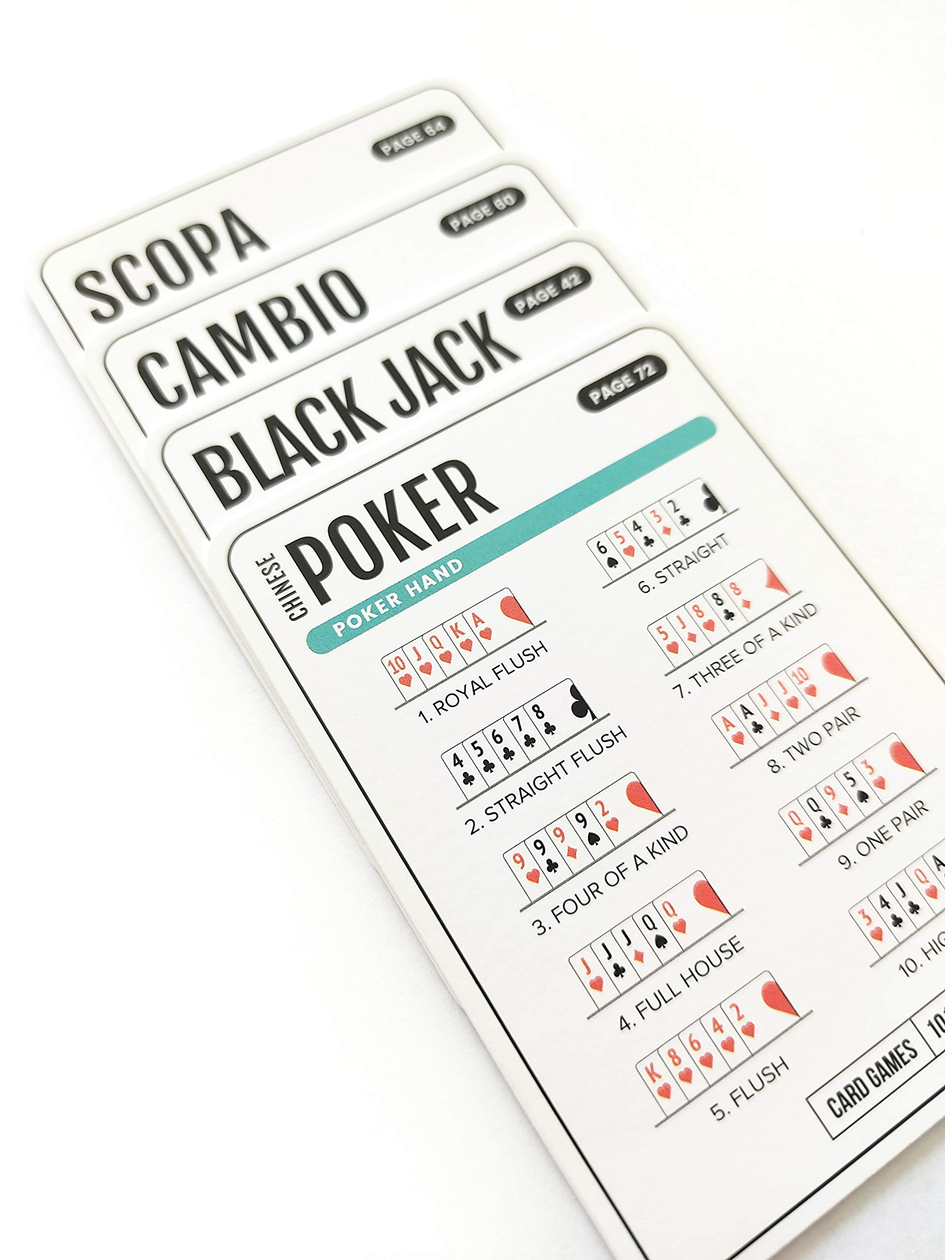 Card Games Set – 30 Fun Classic Games + 2 Custom Decks – Gift for Families, Kids, and Travelers – Ideal for Family Time & Road Trips