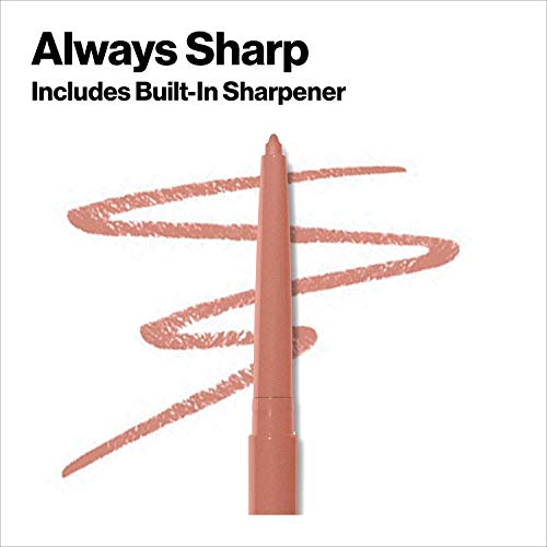 REVLON Lip Liner, Colorstay Lip Makeup with Built-in-Sharpener, Longwear Rich Lip Colors, Smooth Application, 685 Natural, 0.01 oz