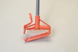 Wet Mop Holder with Plastic Handle (Box of 12) 100% Made in USA.