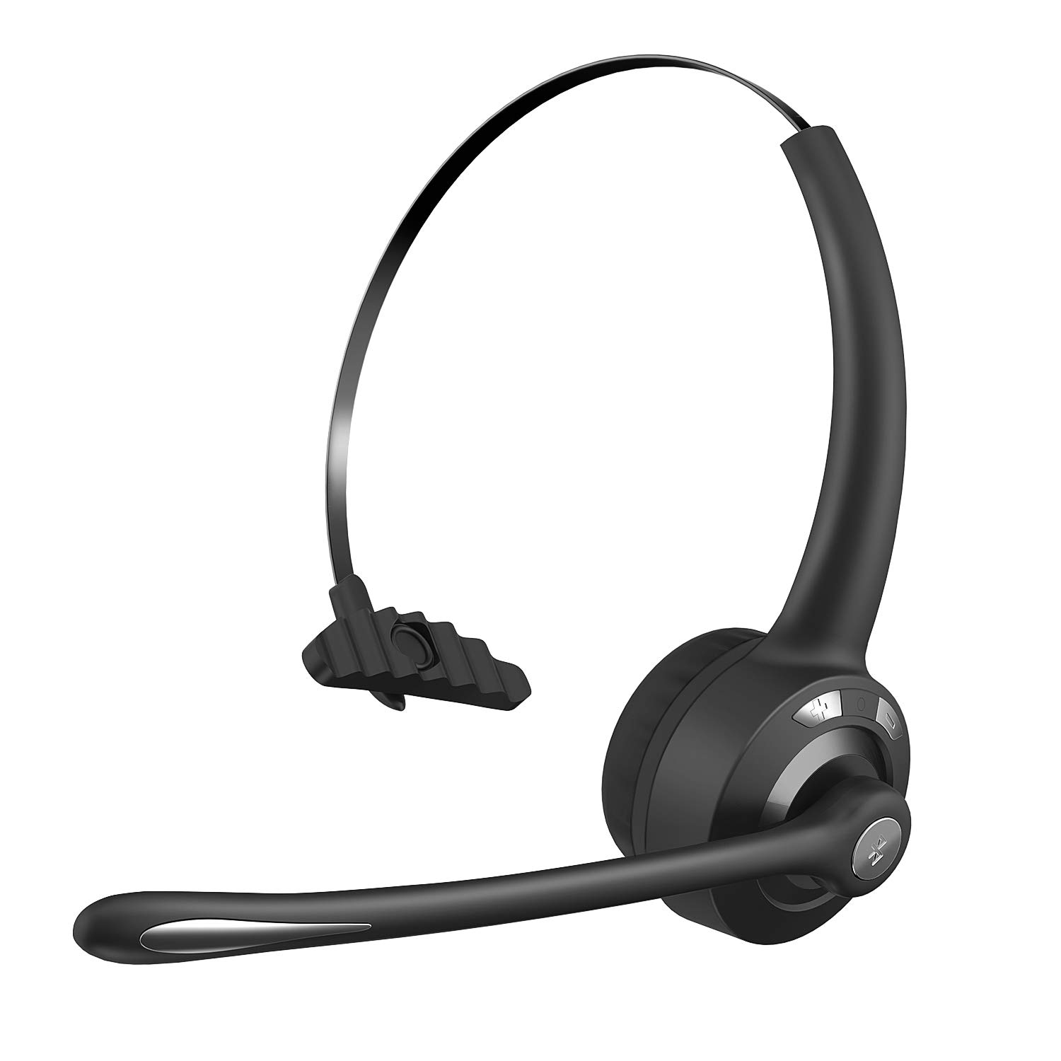 TURN RAISE Truck Headset, Wireless Headphone with Mic, Over-The-Head Driver Headset, Noise Cancel Cell Phone Wireless Headset, Suit for Office Truck Skype