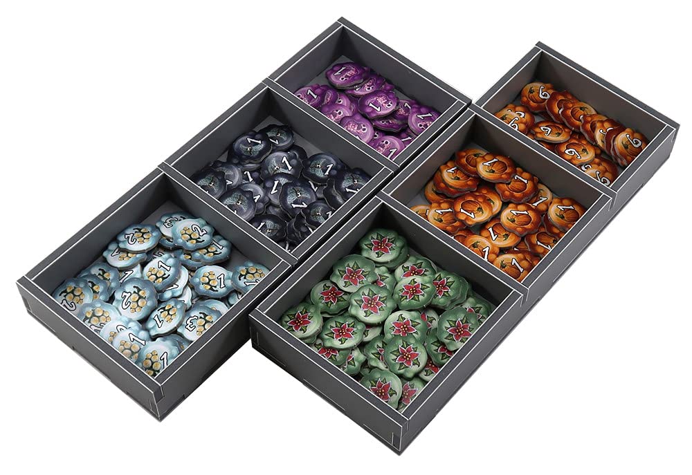 Folded Space Quacks of Quedlinburg and Expansions Board Game Box Inserts