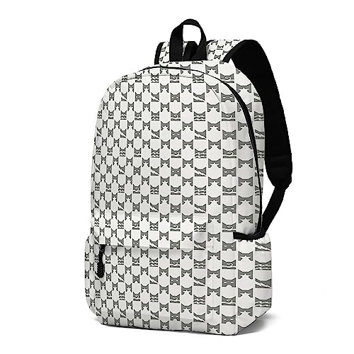 Cats Bacpack 17in Laptop Knapsack Casual Durable Daypack Packsack Rucksack Bags Travel Backpacks for Men Women