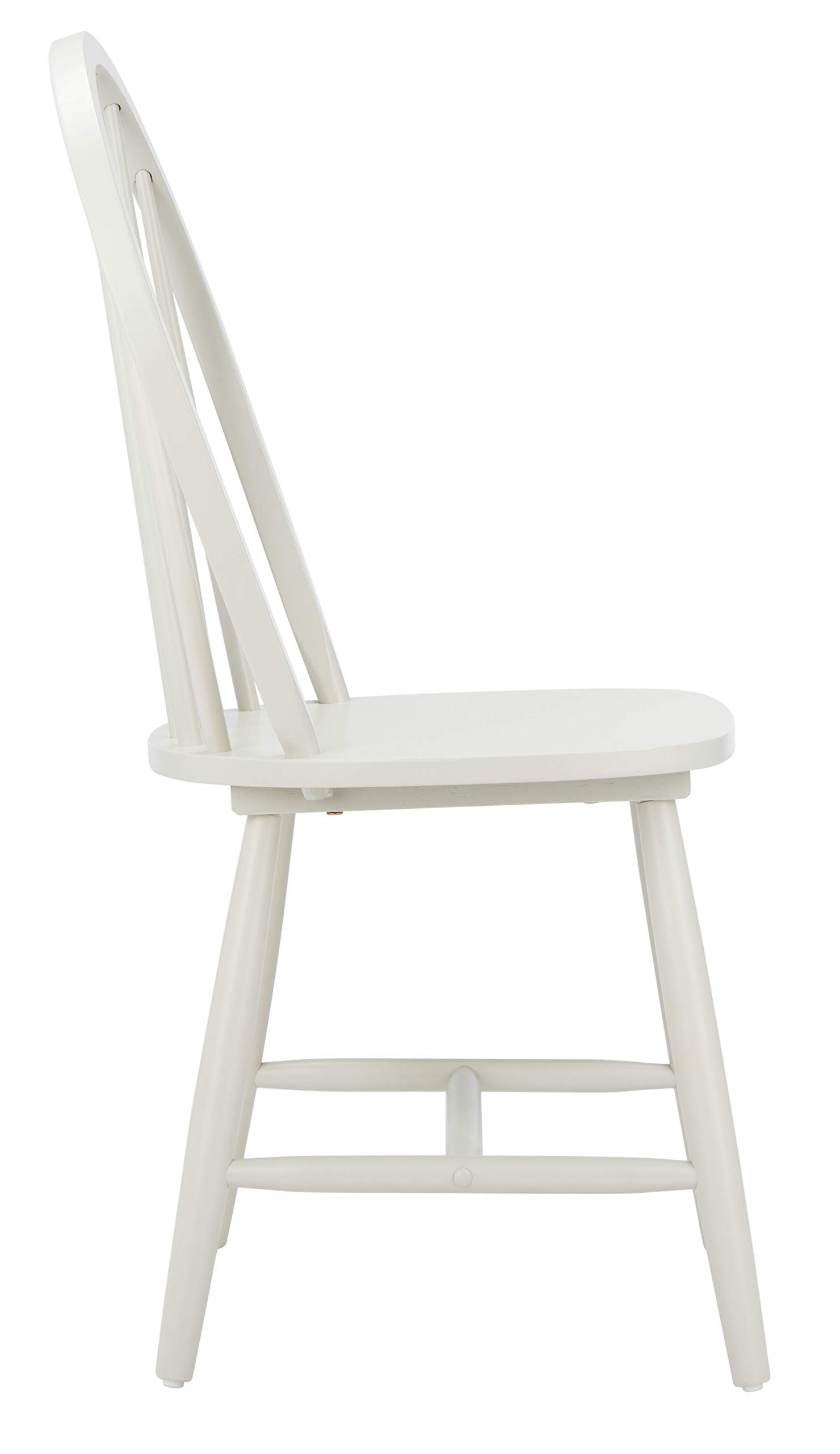 Safavieh Home Camden Farmhouse Off-White Spindle Back Dining Chair, Set of 2
