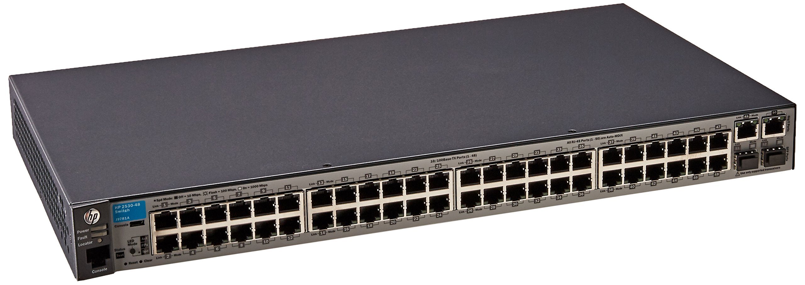 HP ProCurve J9781A [2530-48] 48-Port 10/100 & 2-Port GE/SFP Ethernet Switch (Renewed)