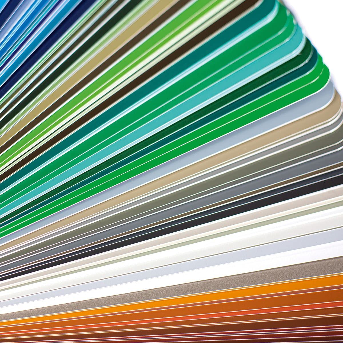 RAL K5 Color Chart, 215 Full Page Color Swatches, Gloss, 8 Languages