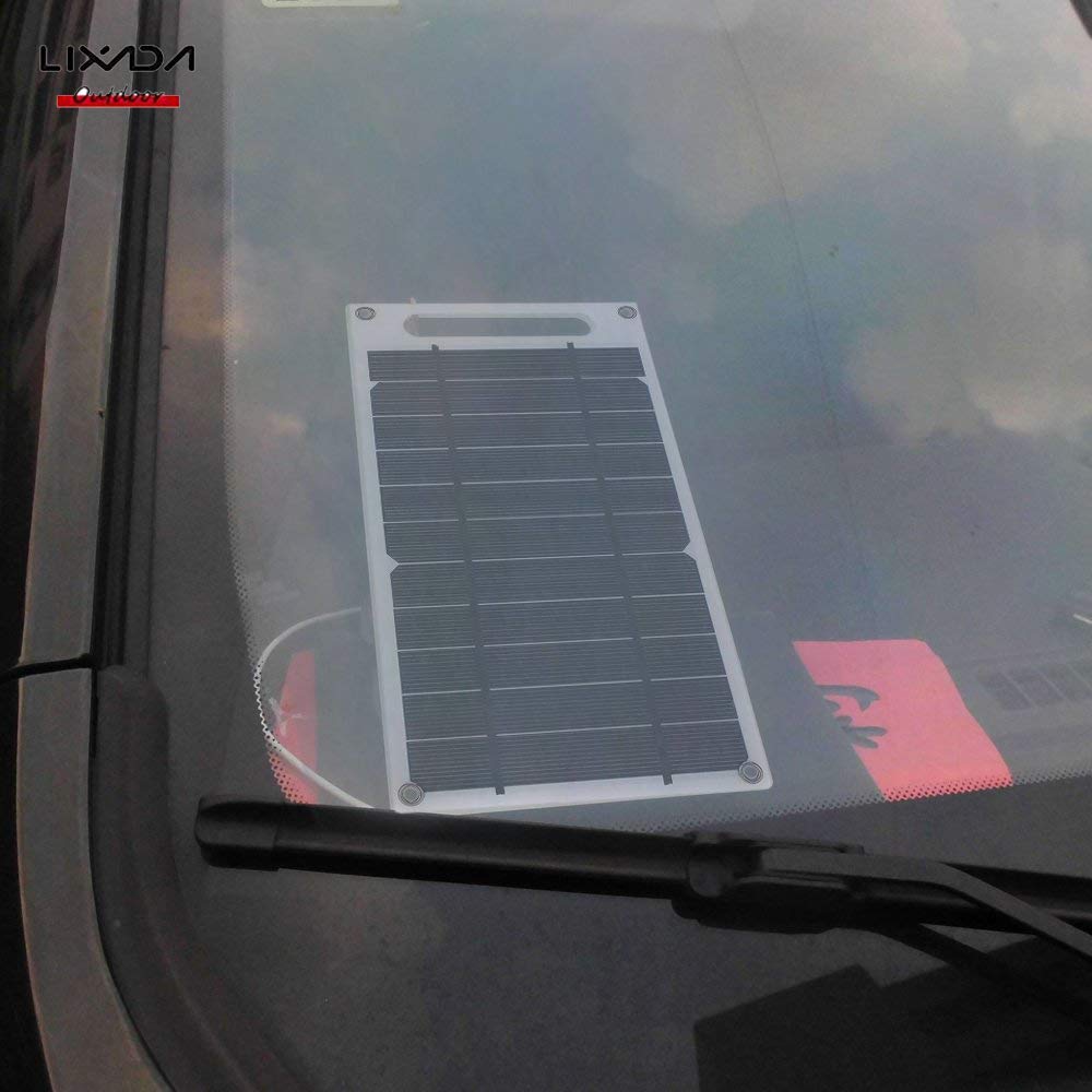 Solar Panel Charger USB Port Portable High Power Paper Shaped Monocrystalline Silicon for Cell Phone Camping Hiking Travel